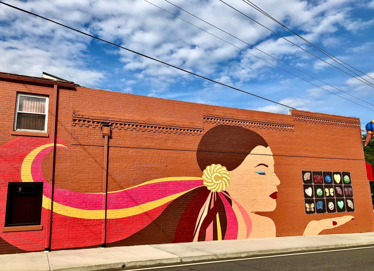 The Chocolate Lady Mural | Gwinnett County, GA