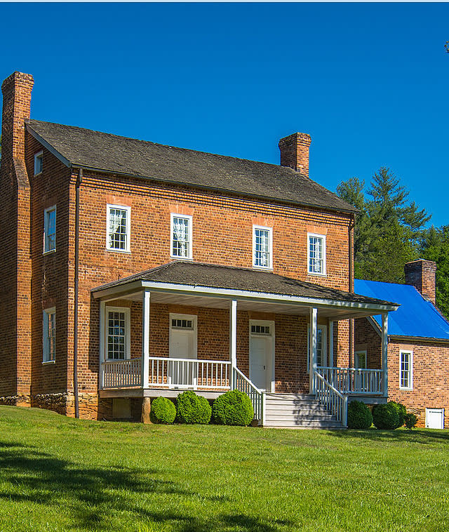 The Captain Charles McDowell, Jr. House at Quaker Meadows Plantation