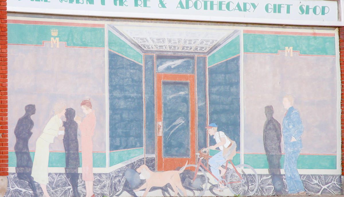 Model Drug Apothecary Mural