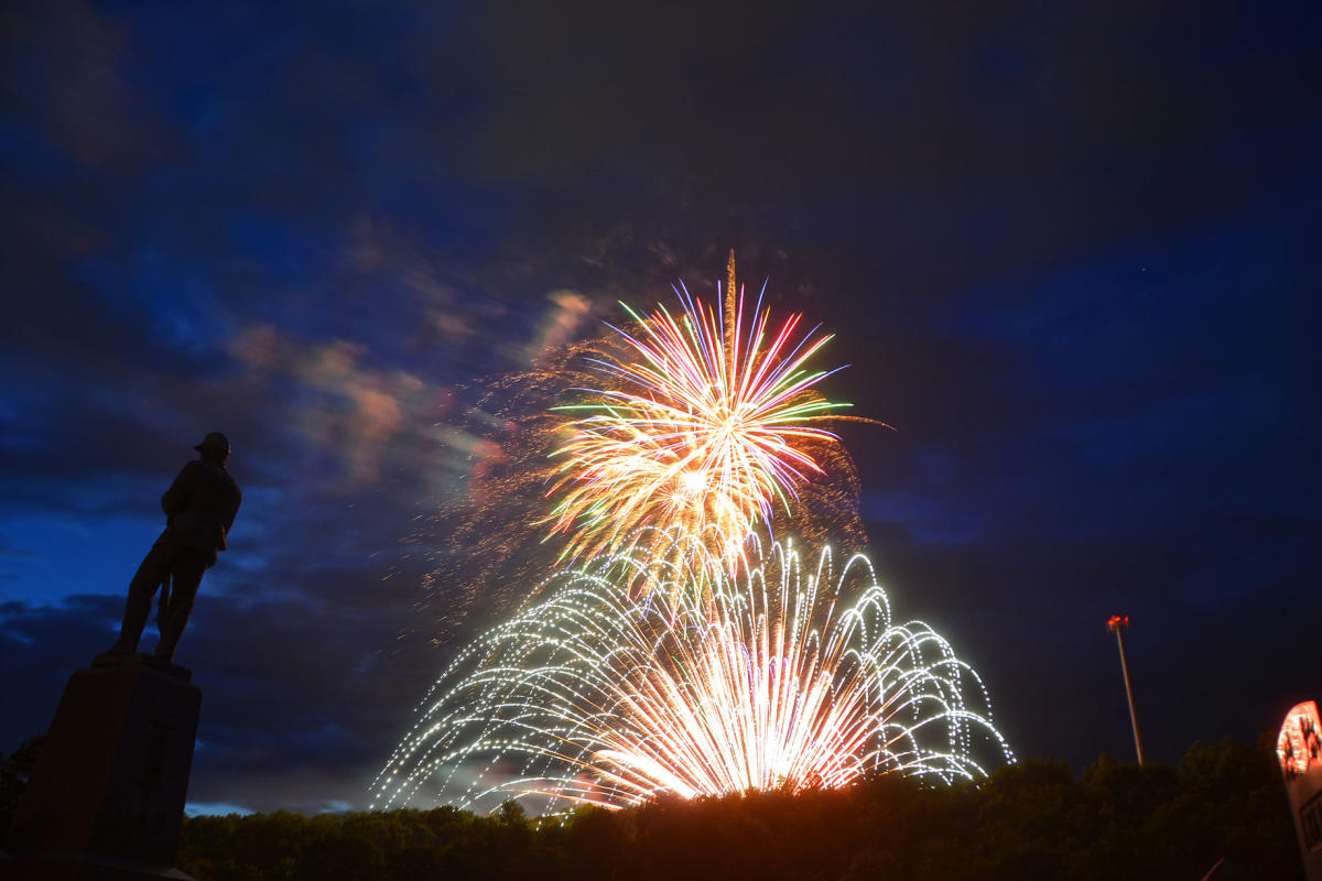 Independence Day Fireworks in Huntingdon