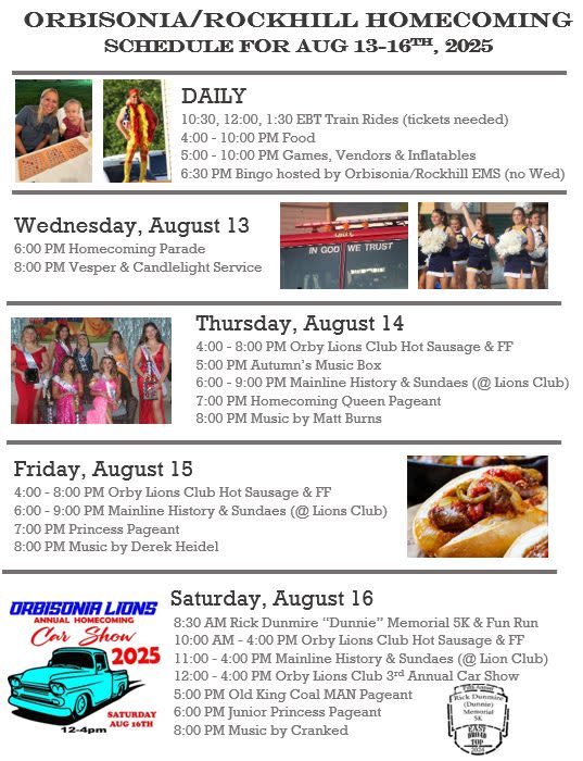 Orbisonia/Rockhill Homecoming