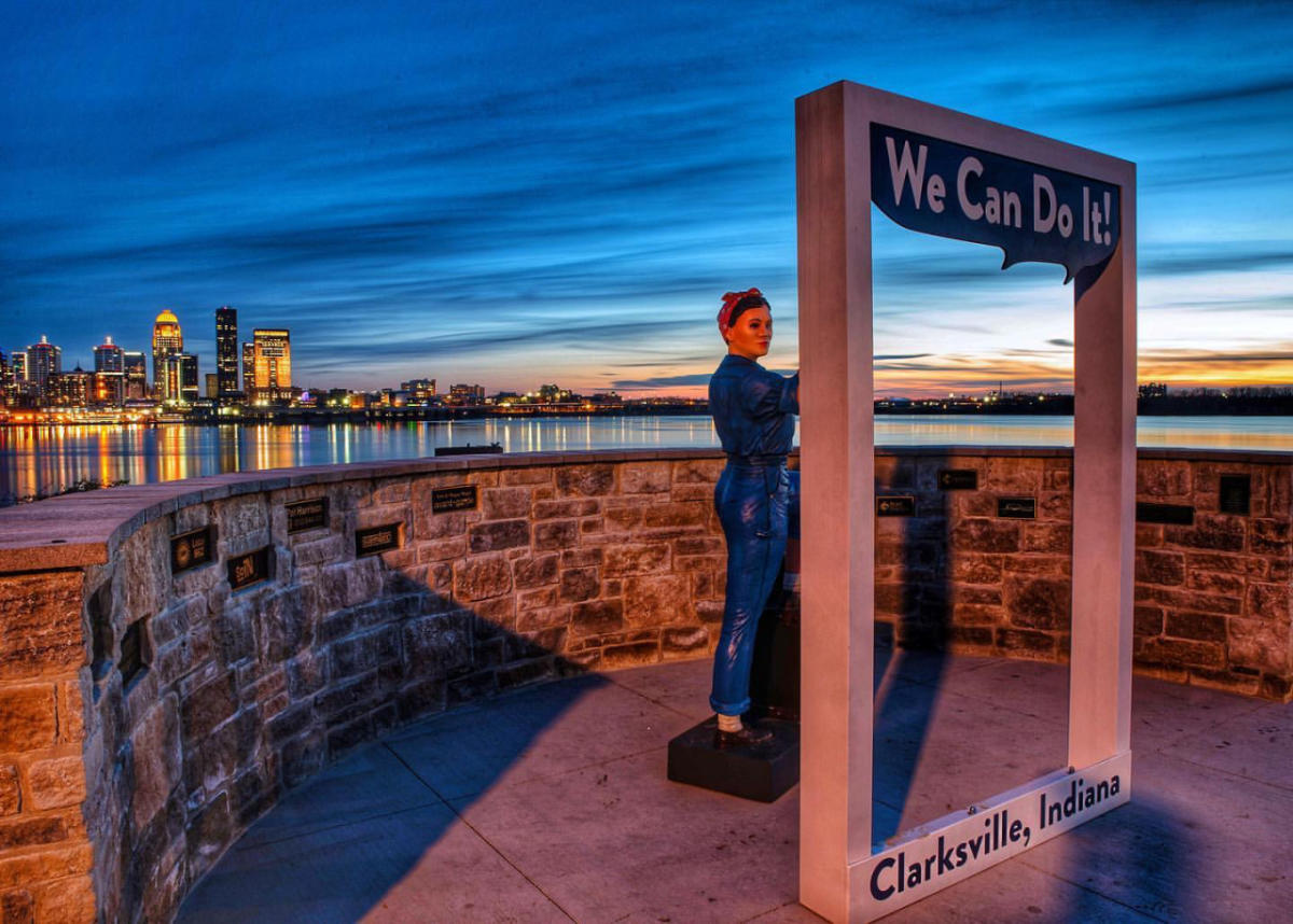 Rosie The Riveter Statue