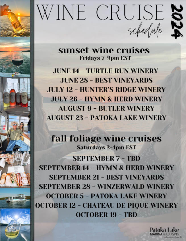 Fall Foliage Wine Cruise - Patoka Lake Winery