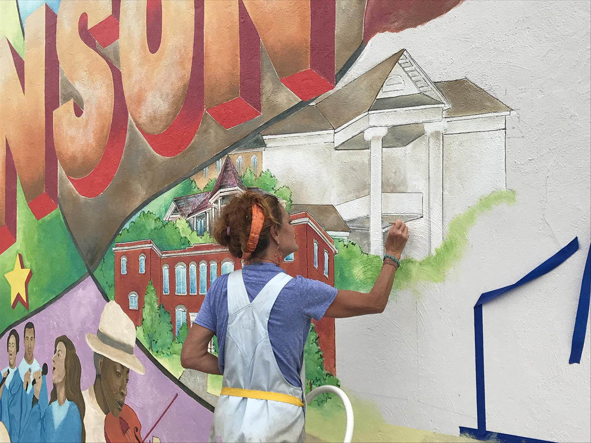 Greetings from Benson Mural