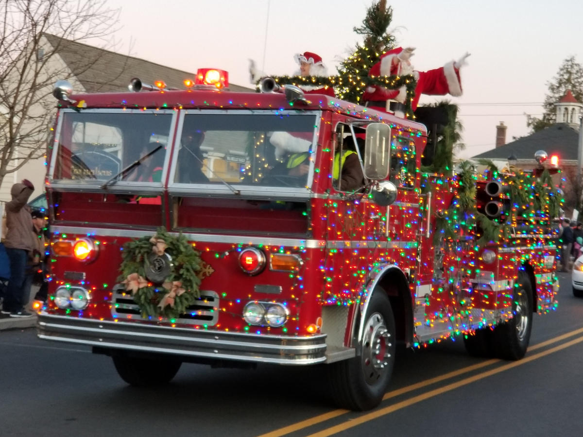 The town of Micro Christmas Parade and Christmas Tree Lighting