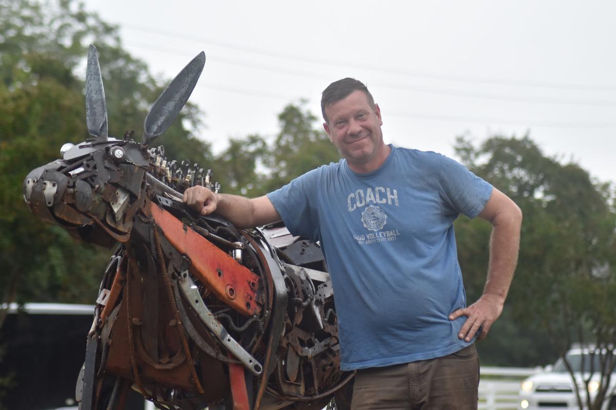 Mim the Mule Sculpture