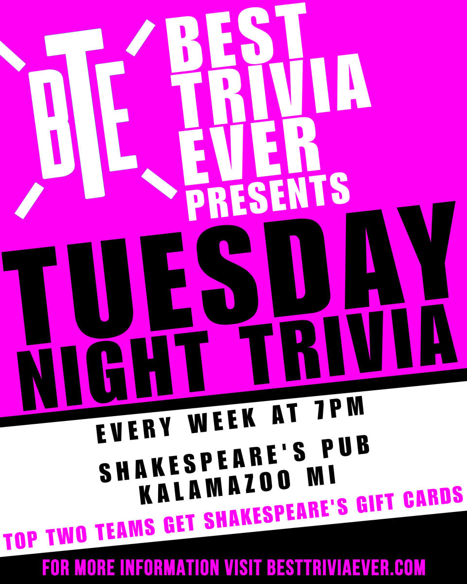 Best Trivia Ever Team Trivia!