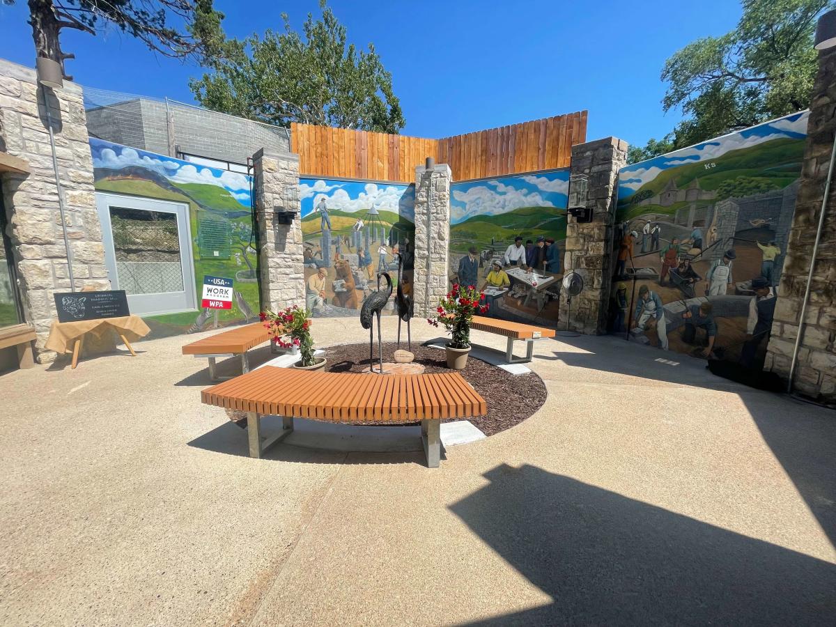 Sunset Zoo Mural - Manhattan KS, 66502