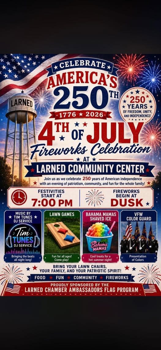 4th of July Celebration - Larned - Larned KS, 67550