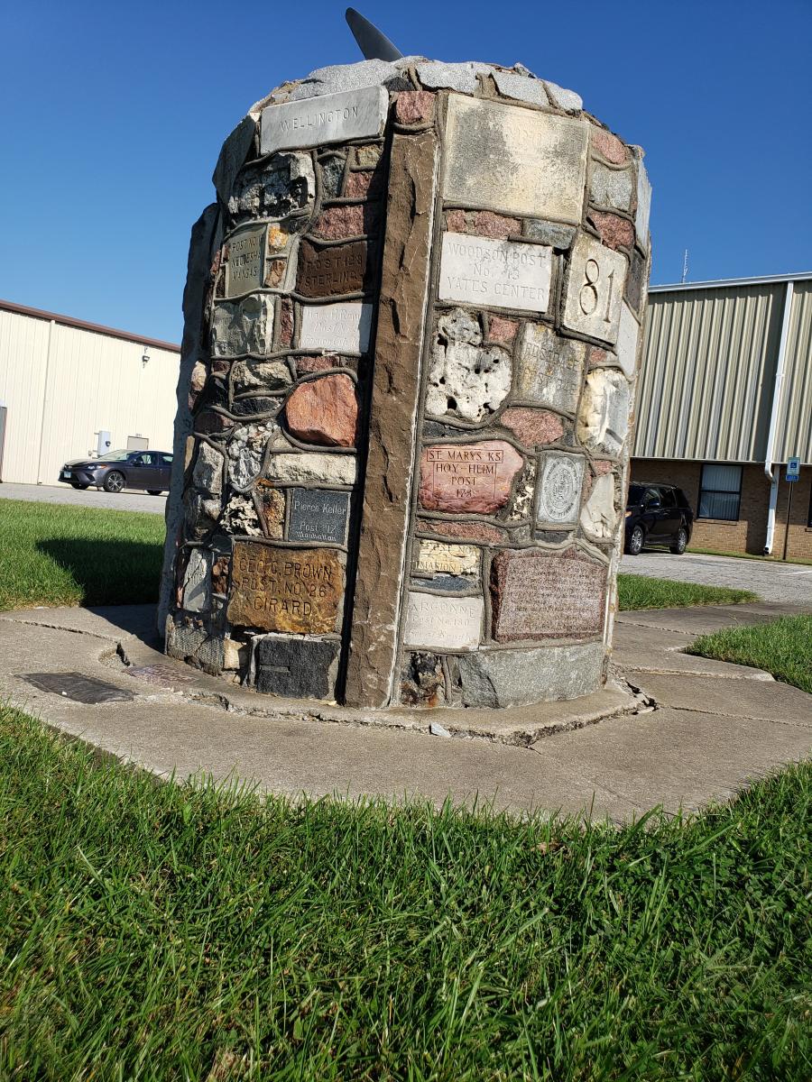 American Legion Memorial Monument - Pittsburg KS, 66762