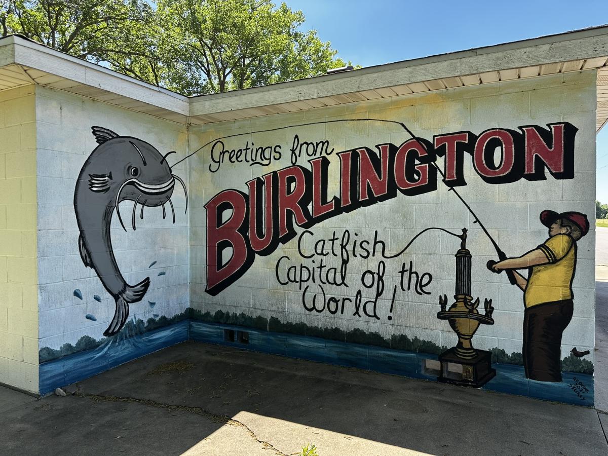 Greetings From Burlington Mural - Burlington KS, 66839
