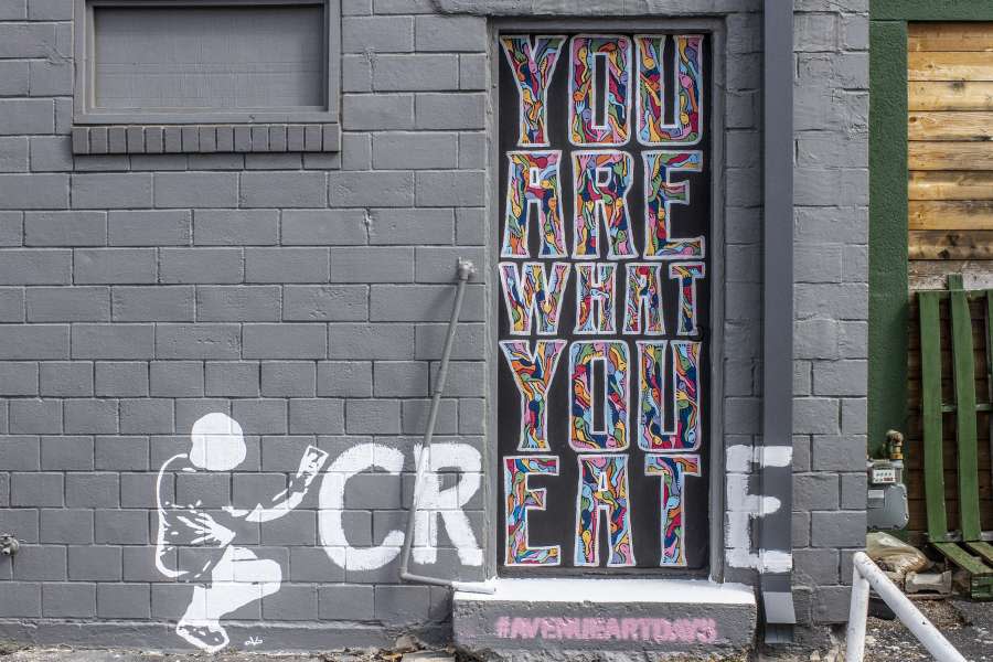 You Are What You Create Mural - Wichita KS, 67214