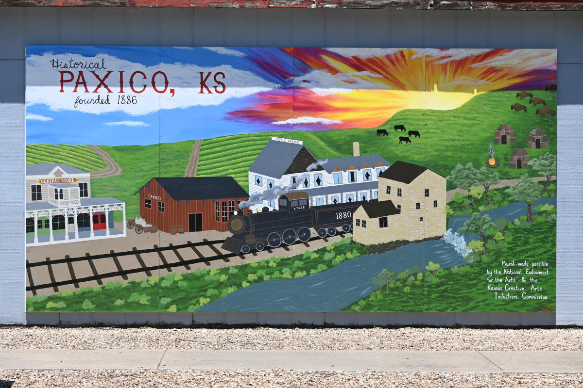 Historical Paxico Mural - Paxico KS, 66526