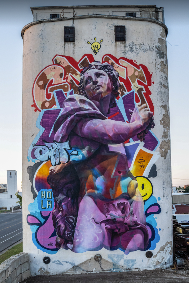 Dionysus in Salina Mural - Salina KS, 67401