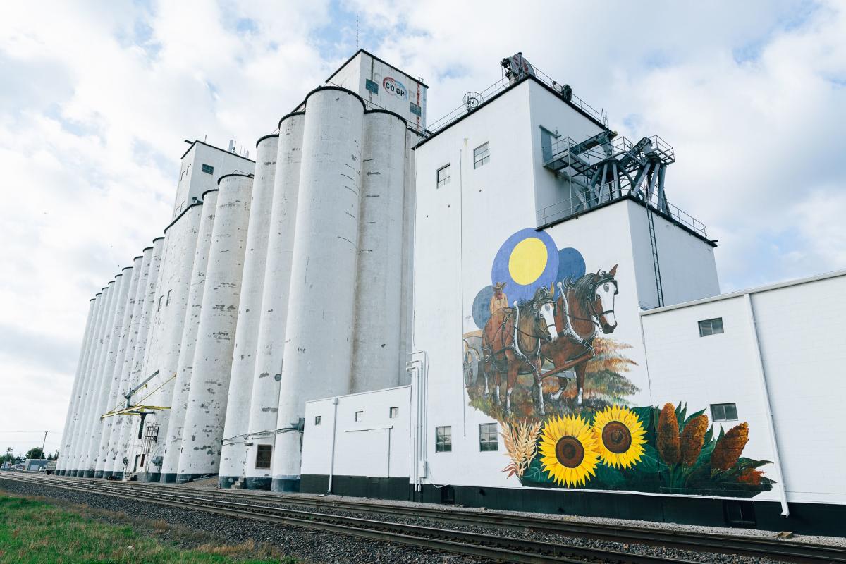 Mural at Midland Marketing - Hays KS, 67601