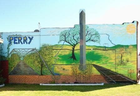 Perry City Hall Mural - Perry KS, 66073