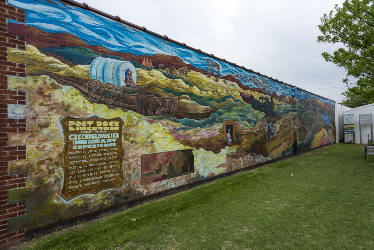 Lucas Heritage Mural - Lucas KS, 67648