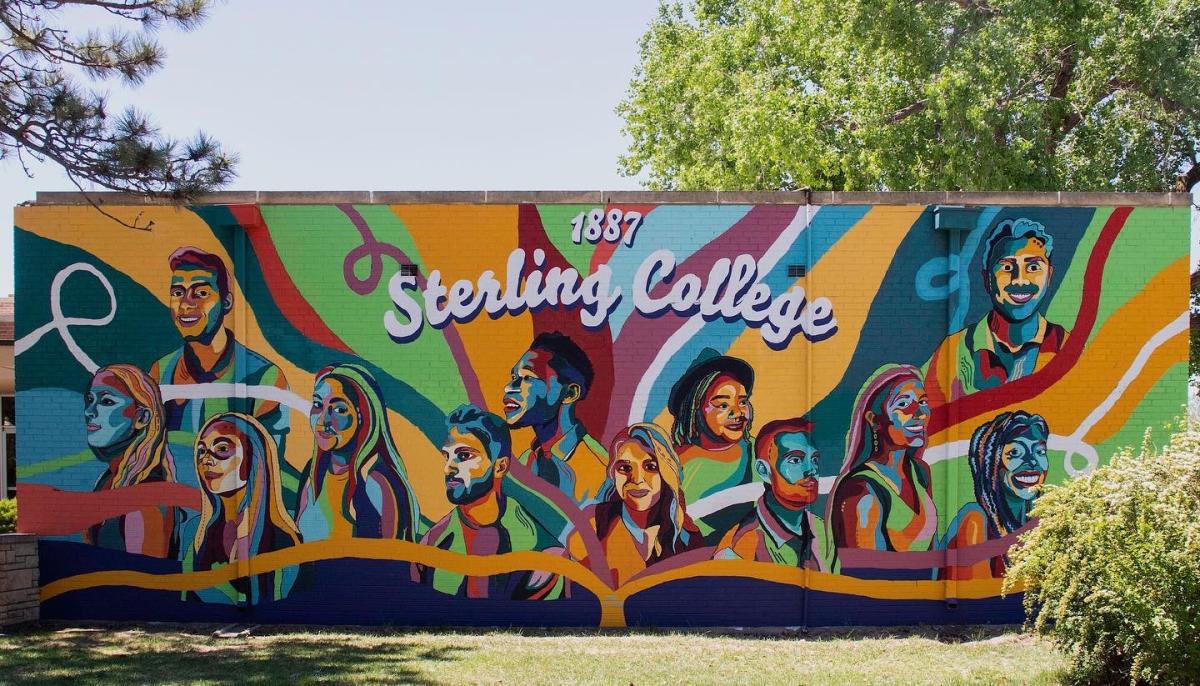 Sterling College Mural - Warriors Worldwide - Sterling KS, 67579