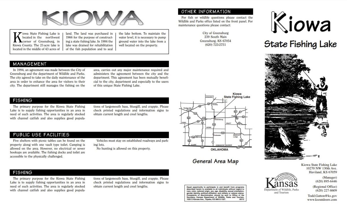 Kiowa State Fishing Lake - Greensburg KS, 67054