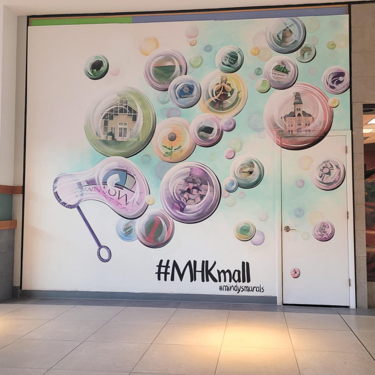 Manhattan Town Center Mural - Manhattan KS, 66502