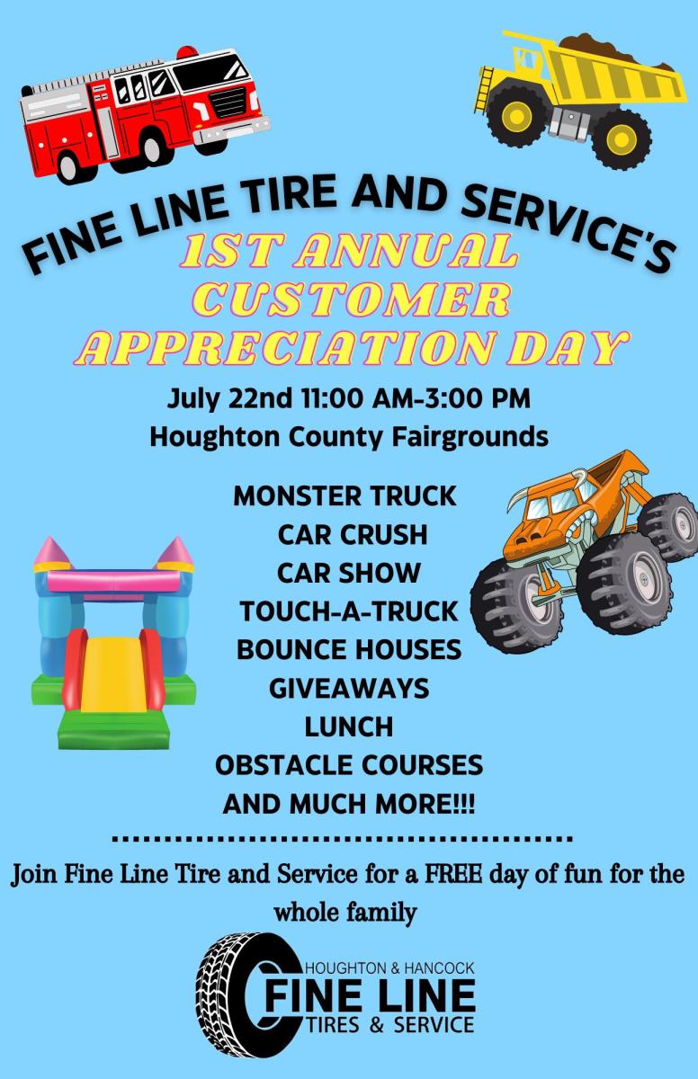 Fine Line Tire & Service 1st Annual Customer Appreciation Day