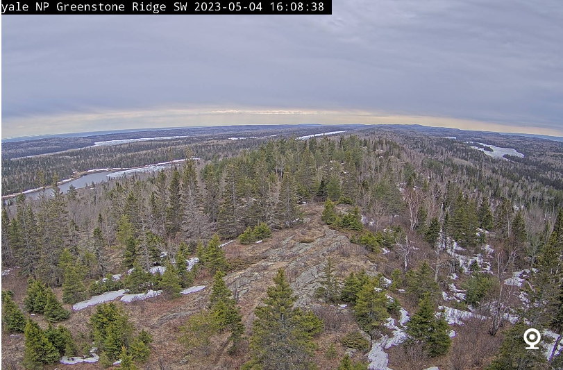 Isle Royale Greenstone Ridge Southwest Webcam