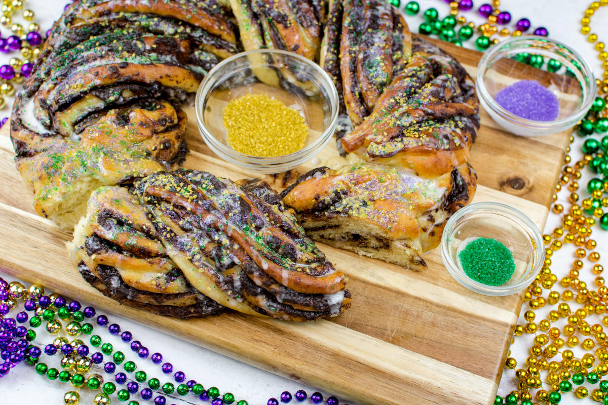 Chocolate King Cake