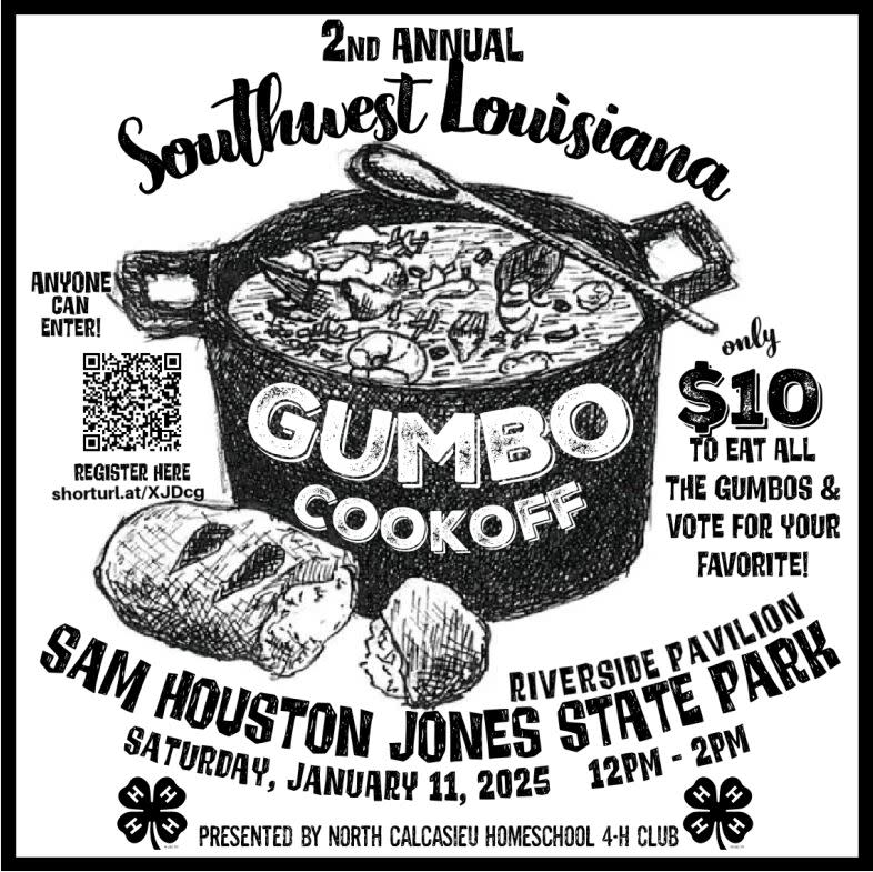 Annual Southwest Louisiana Gumbo Cookoff at Sam Houston State Park ...