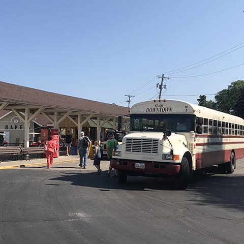 Downtown Bus Stop | Shores & Islands Ohio