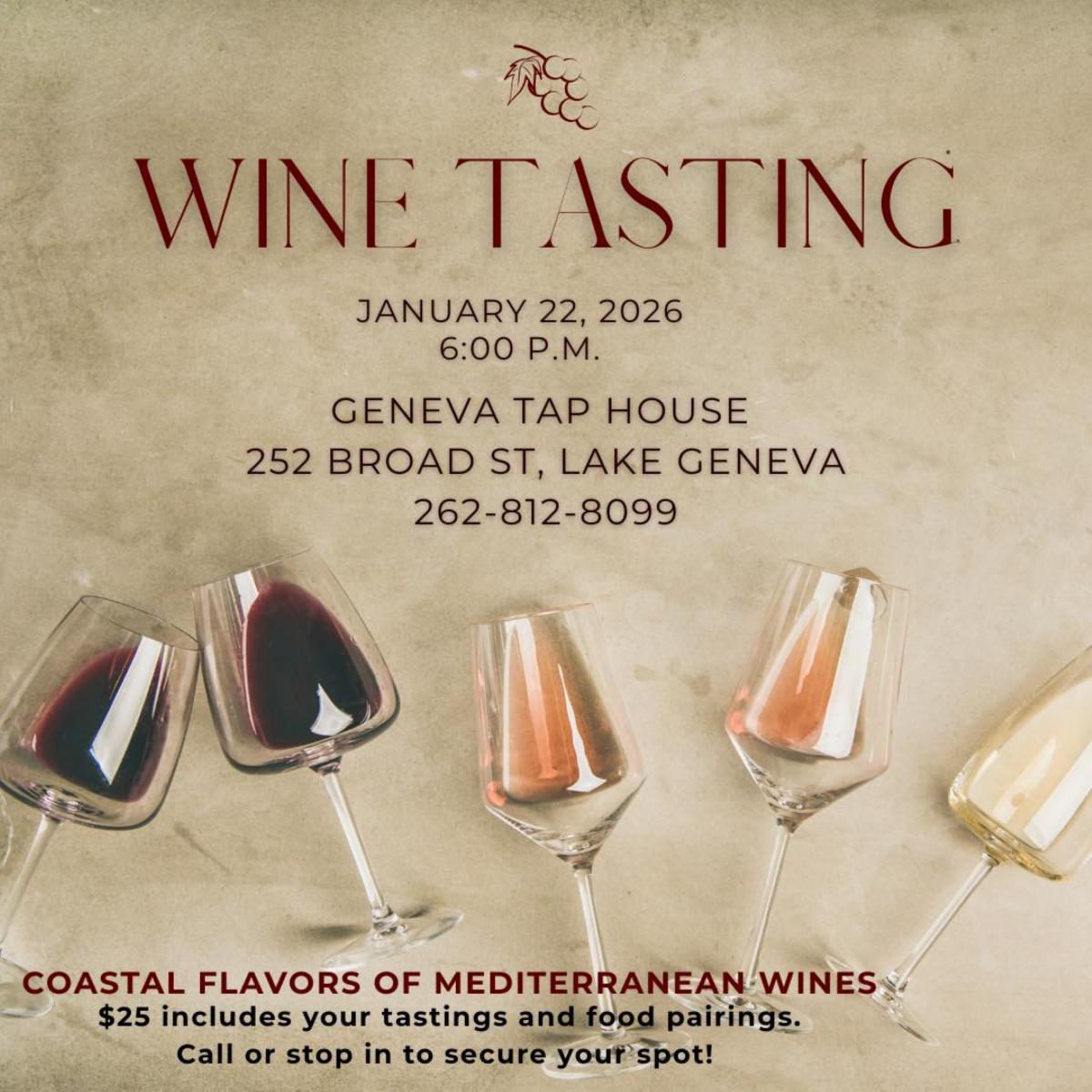 Wine Tasting at Geneva Tap House