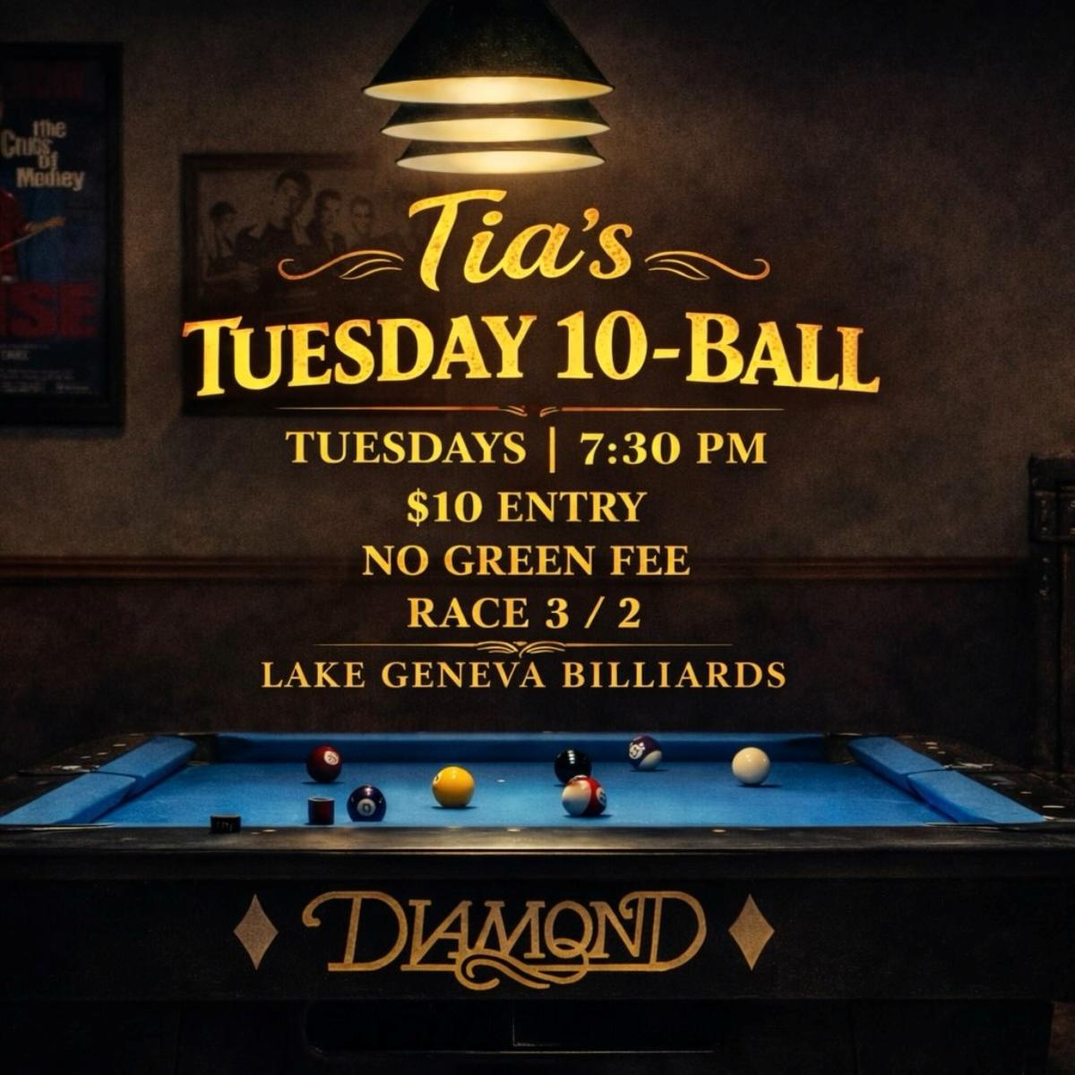 Tia's Tuesday Ten Ball