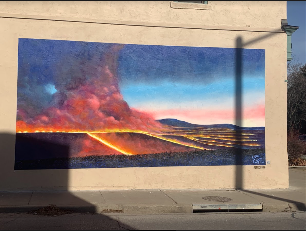LFK on Fire Mural
