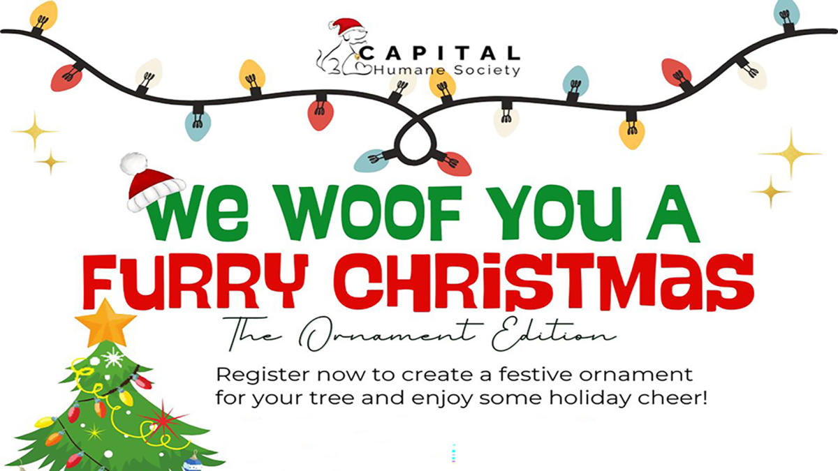 We Woof You A Furry Christmas Ornament Event