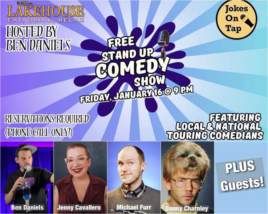 Jokes on Tap @ Bungalow Lakehouse