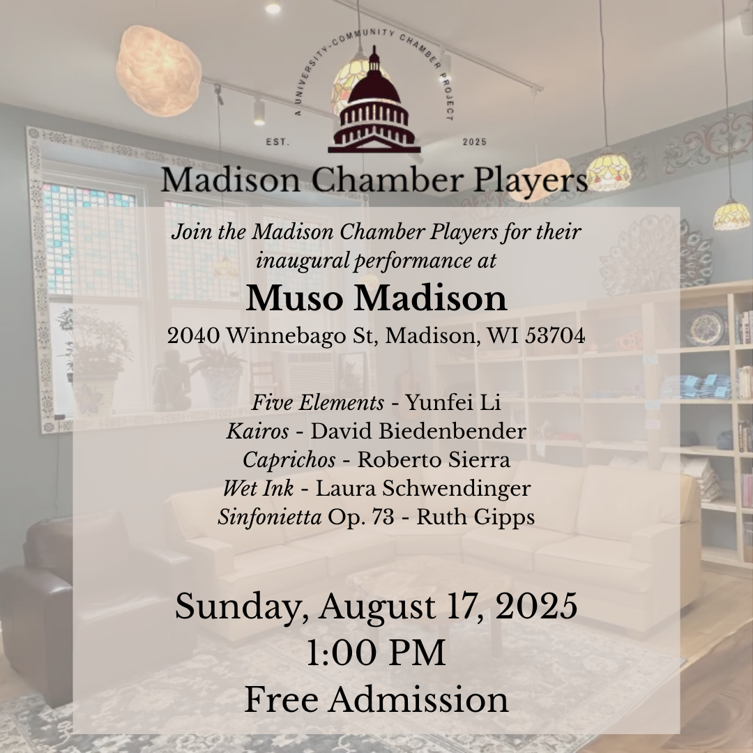 Madison Chamber Players at Muso | madison, WI