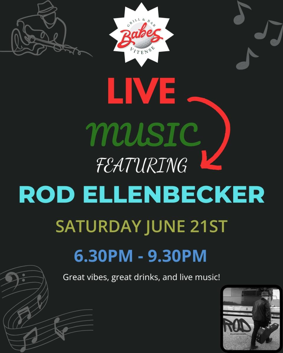 ROD ELLENBECKER LIVE AT BABES AT VITENSE | Madison, WI