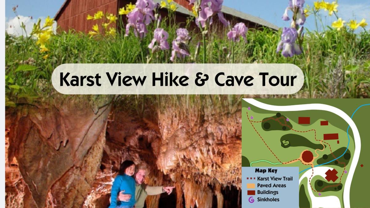 Karst View Hike & Cave Tour | Blue Mounds, WI