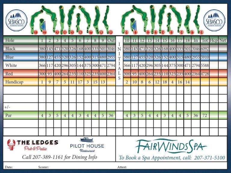 Golf Course at Sebasco Harbor Resort