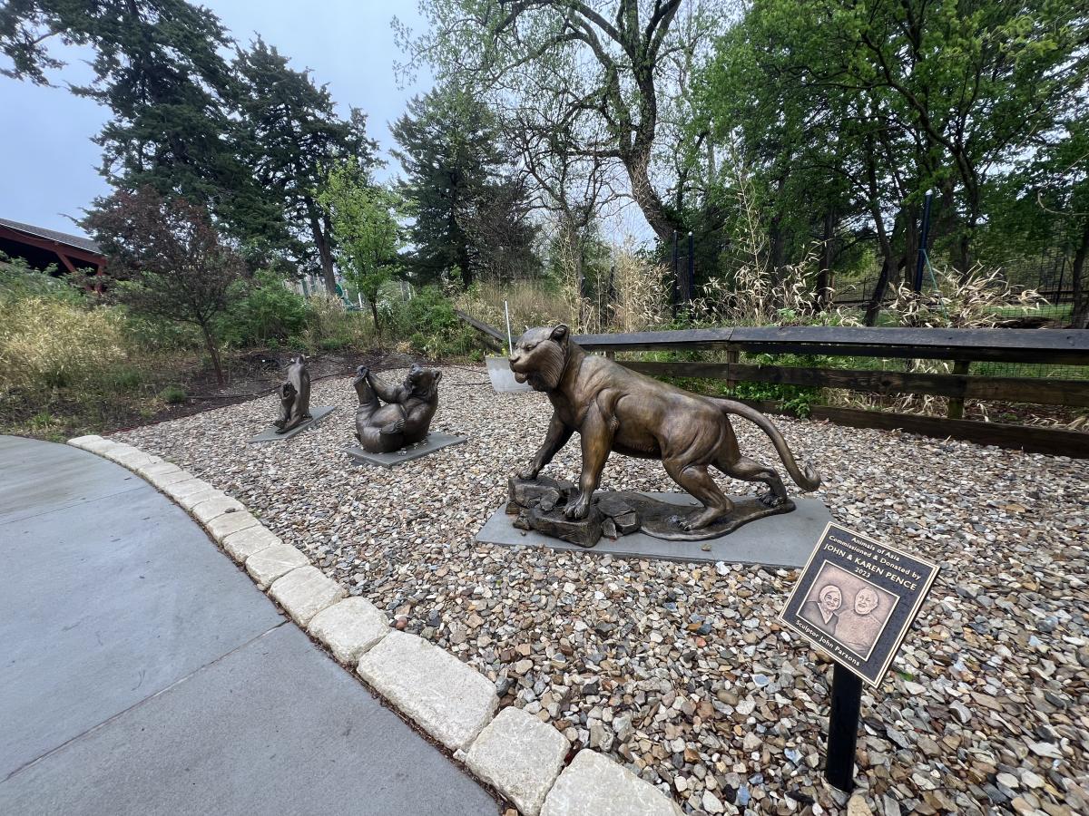 John and Karen Pence Sculpture Plaza