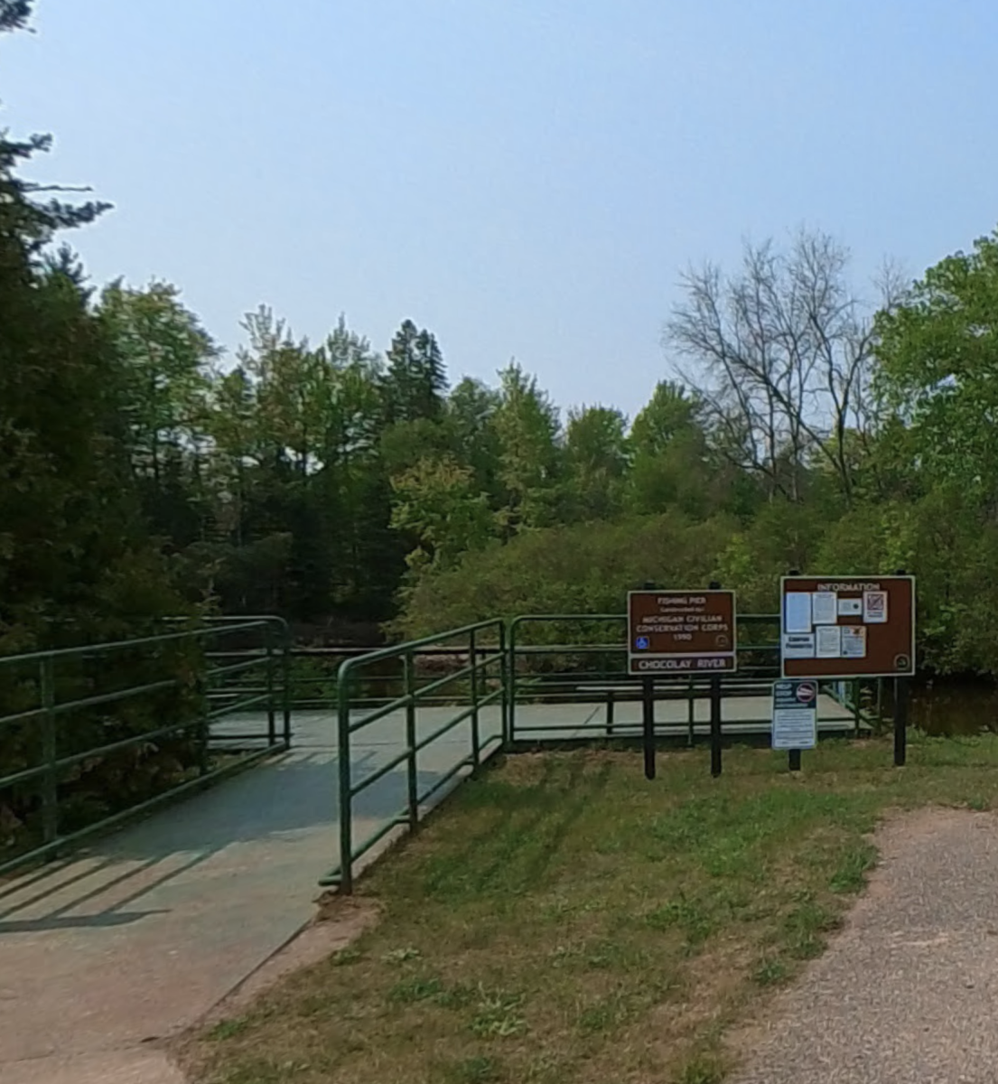 Chocolay River Fishing Pier | Harvey, MI 49855