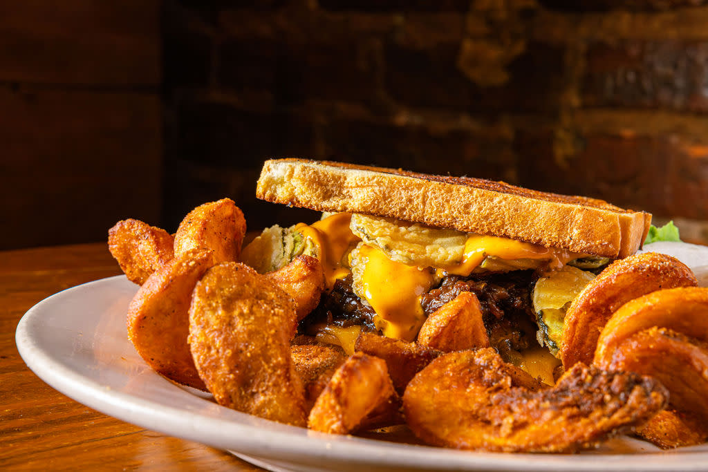 Fried Pickle Patty Melt, Buffington's
