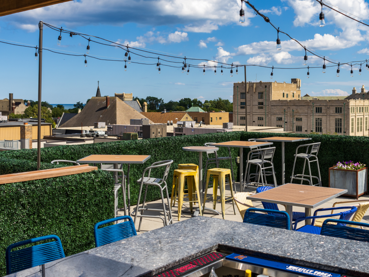 Crow's Nest Rooftop Bar | Kenosha, WI 53140