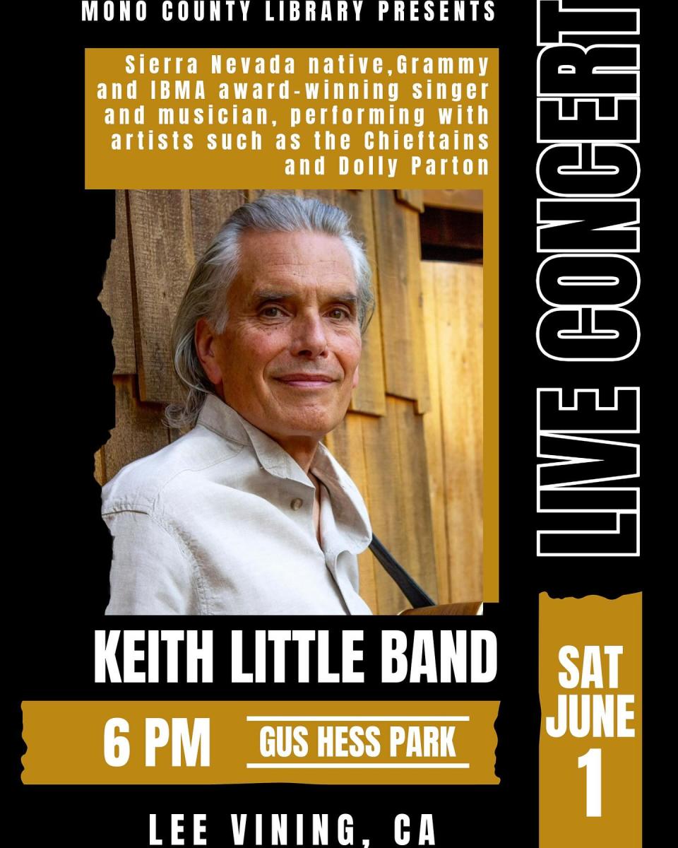 Free Live music with the Keith Little Band at Guss Hess Park