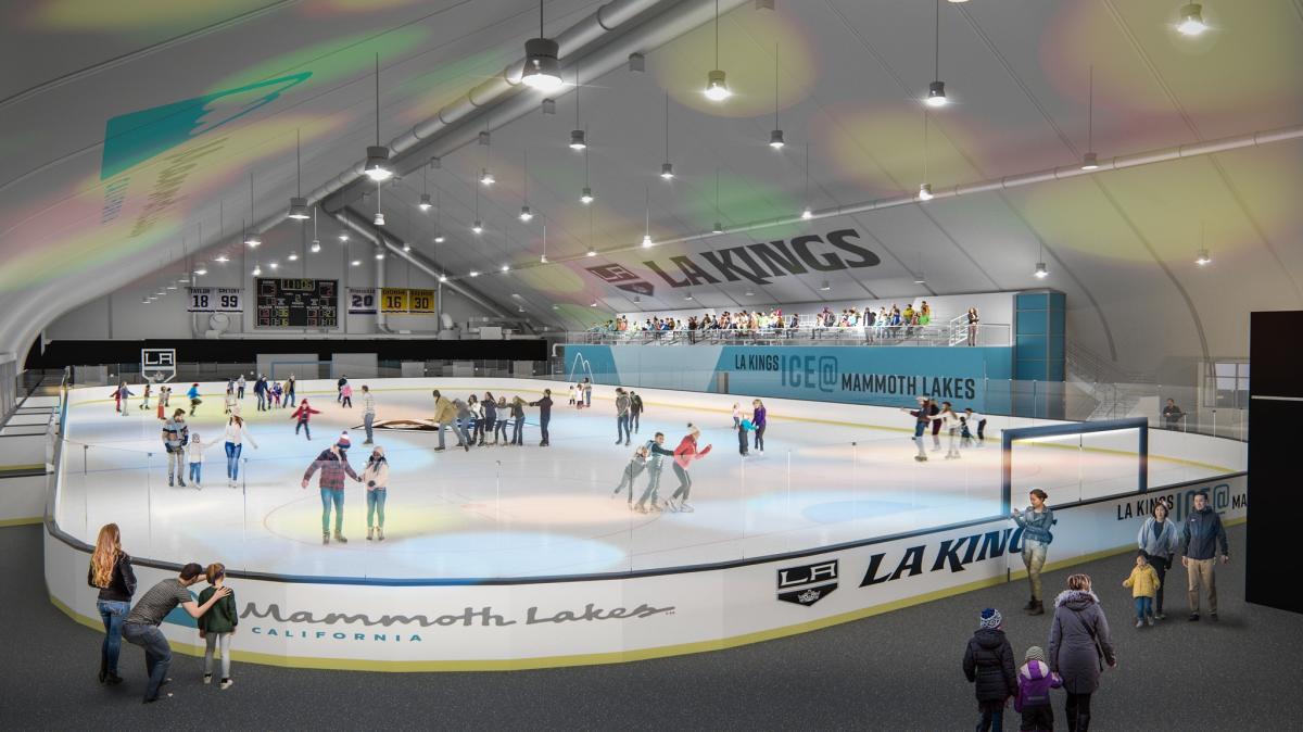 Mammoth Ice Rink Opening Night