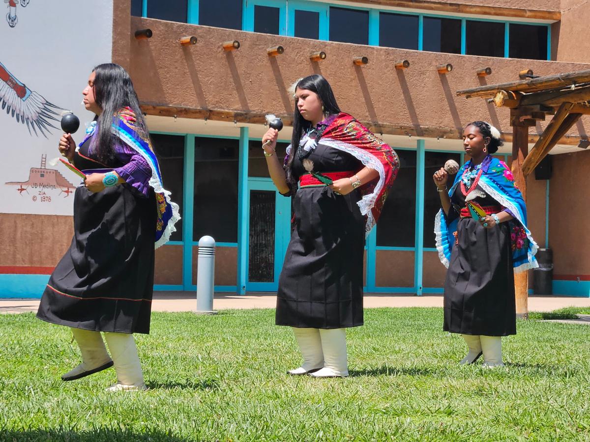Tewa Dancers From The North (Ohkay Owingeh)