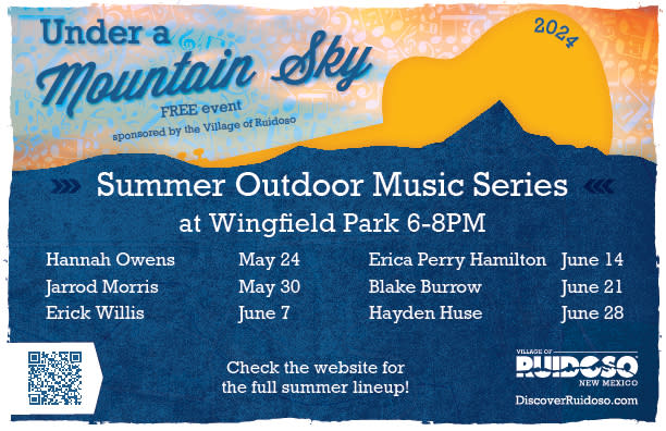 ERICK WILLIS UNDER A MOUNTAIN SKY | RUIDOSO, NM 88345