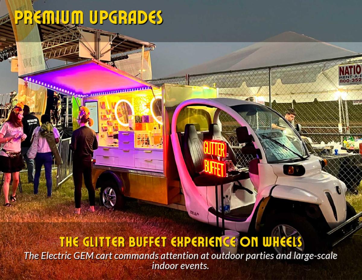 GLITTER BUFFET experience powered by Elektra Cosmetics