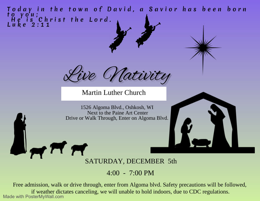 Martin Luther Live Nativity