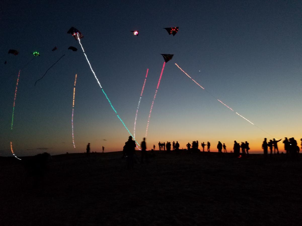 Kites with Lights