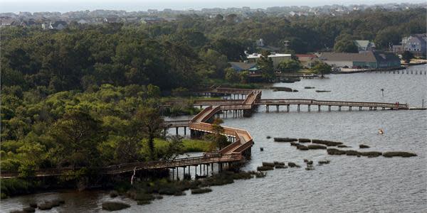 Duck Soundside Boardwalk